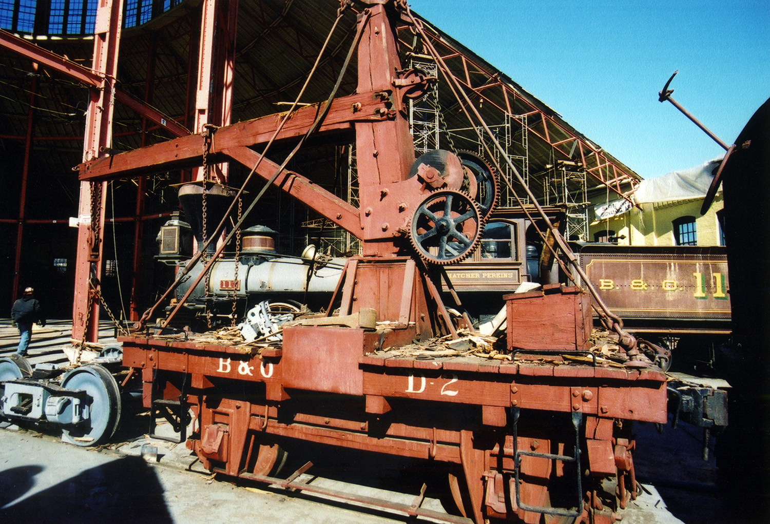 B&O #D-2 Derrick Crane | B&O Railroad Museum