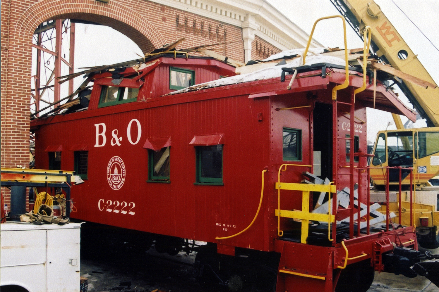B&O #C-2222 Wooden Bobber Caboose | B&O Railroad Museum