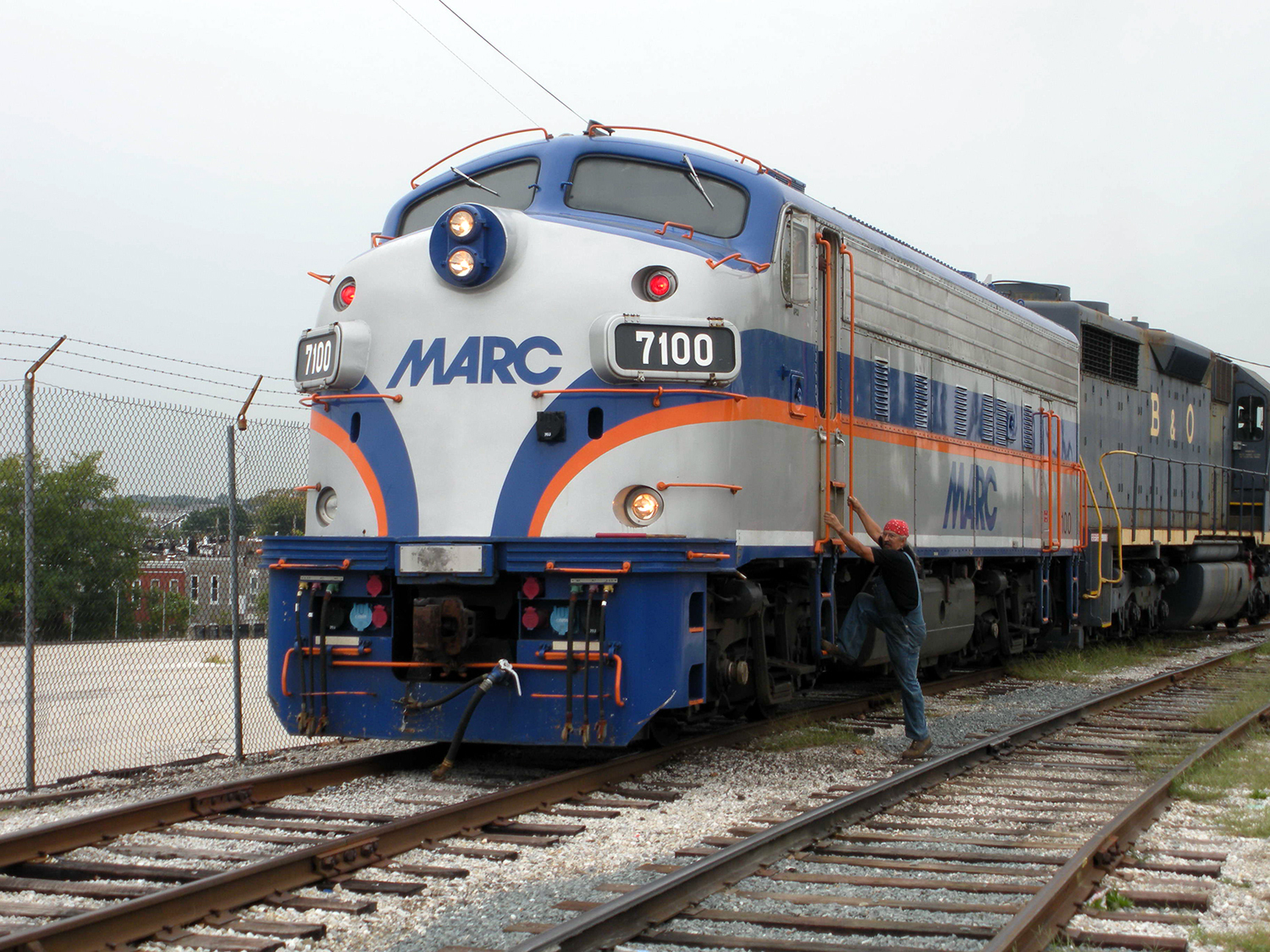 MARC No. 7100 | B&O Railroad Museum